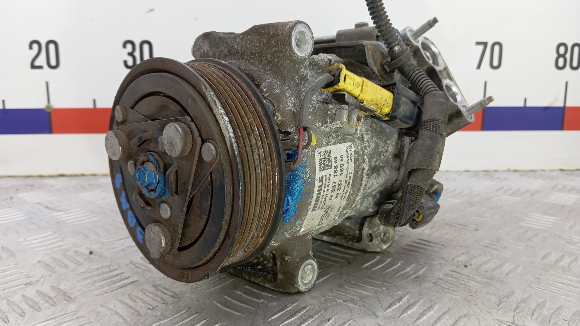 Компрессор кондиционера бензиновый CITROEN C4 3, Номер 9833718880