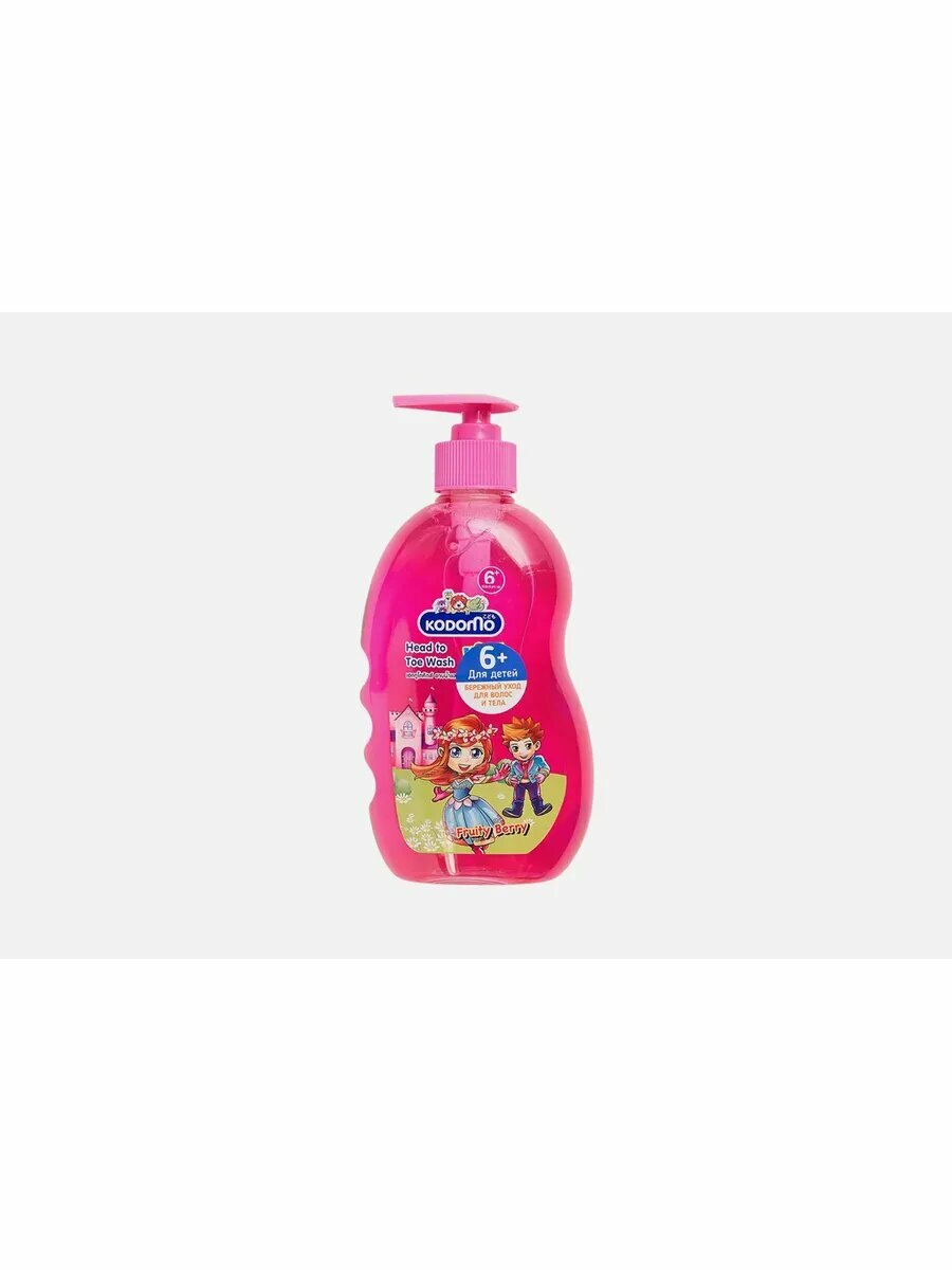 Lion KODOMO Kids Fruity Berry Детский шампунь-гель 400мл