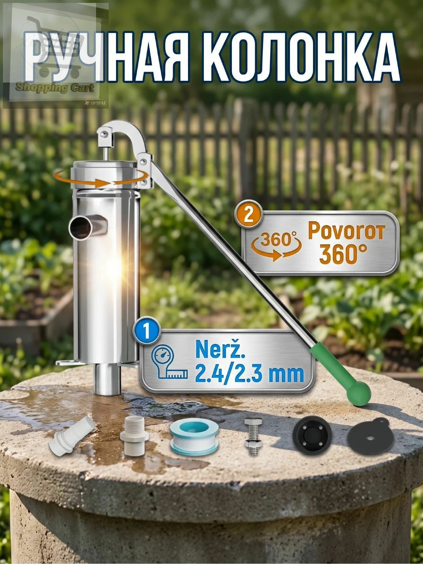 Насос поверхностный