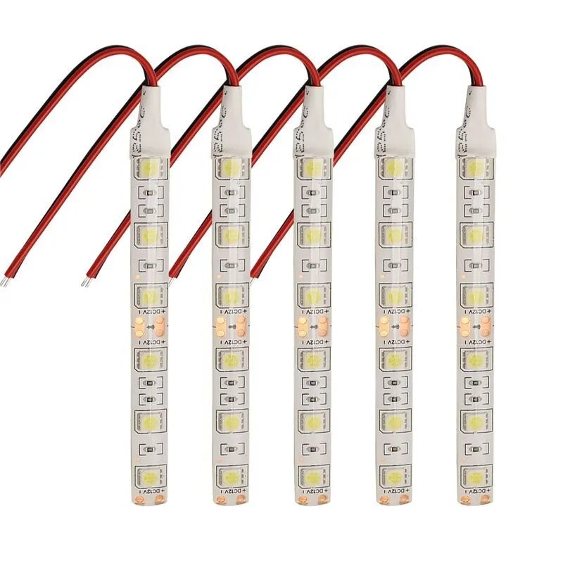 Набор 5 шт. 10 см "LED-лента" 5050, водонепроницаемая, 12V / для авто, каравана и лодки