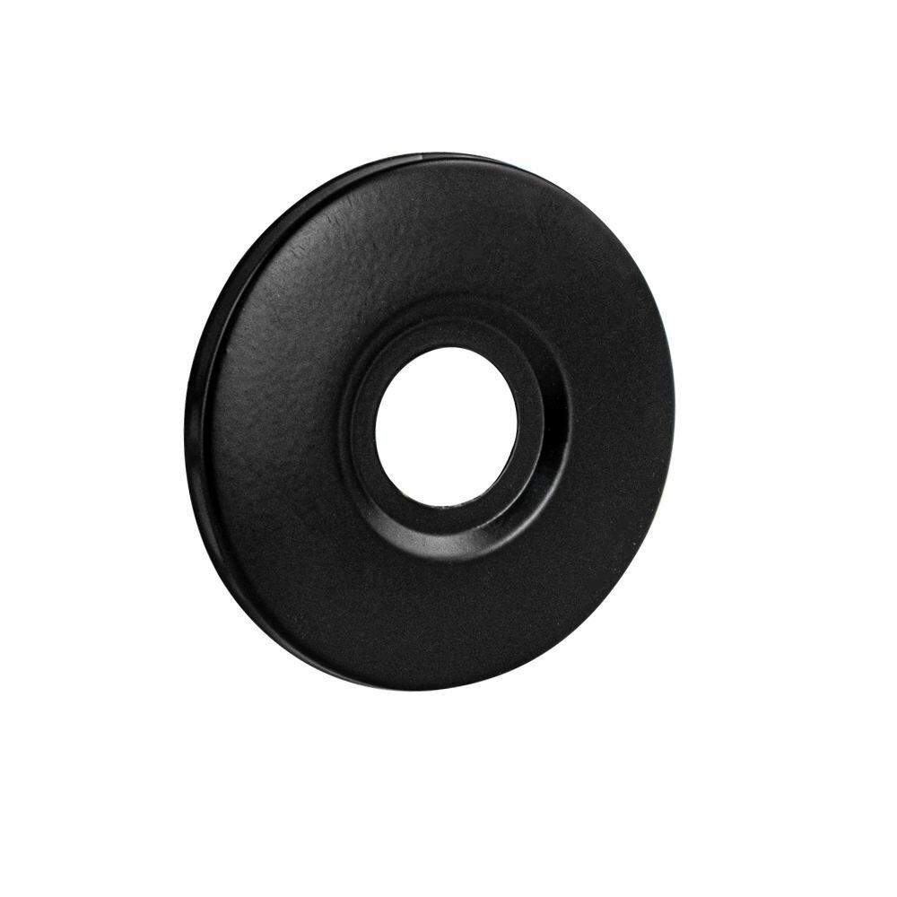 Отражатель для смесителя и полотенцесушителя черный круглая 1/2", 2шт.