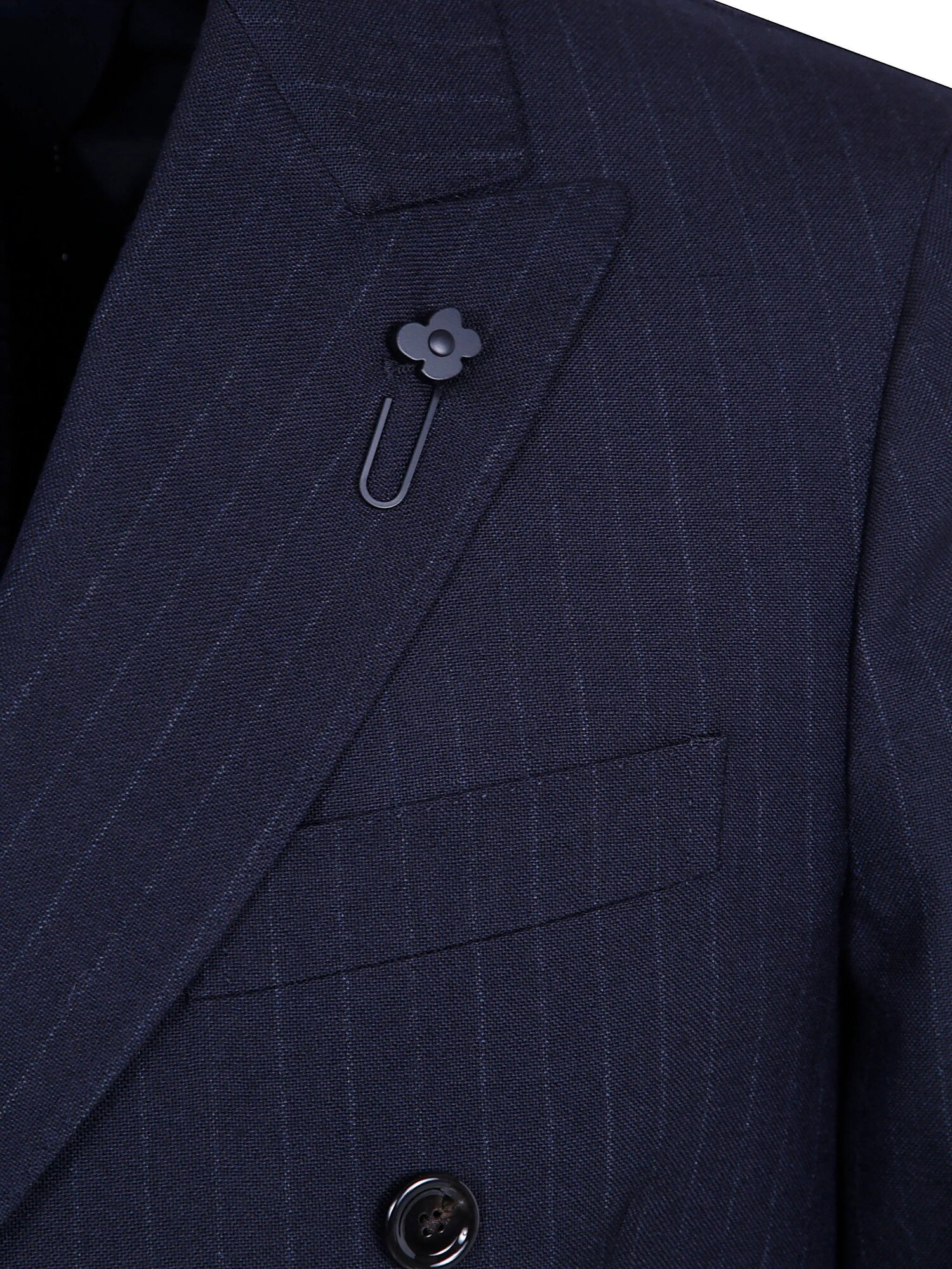 Комбинезон Lardini Pinstripe double-breasted suit, размер 48 — фото 1