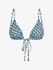 Купальник Casablanca Green Cubist CC Monogram string bikini top, размер 38