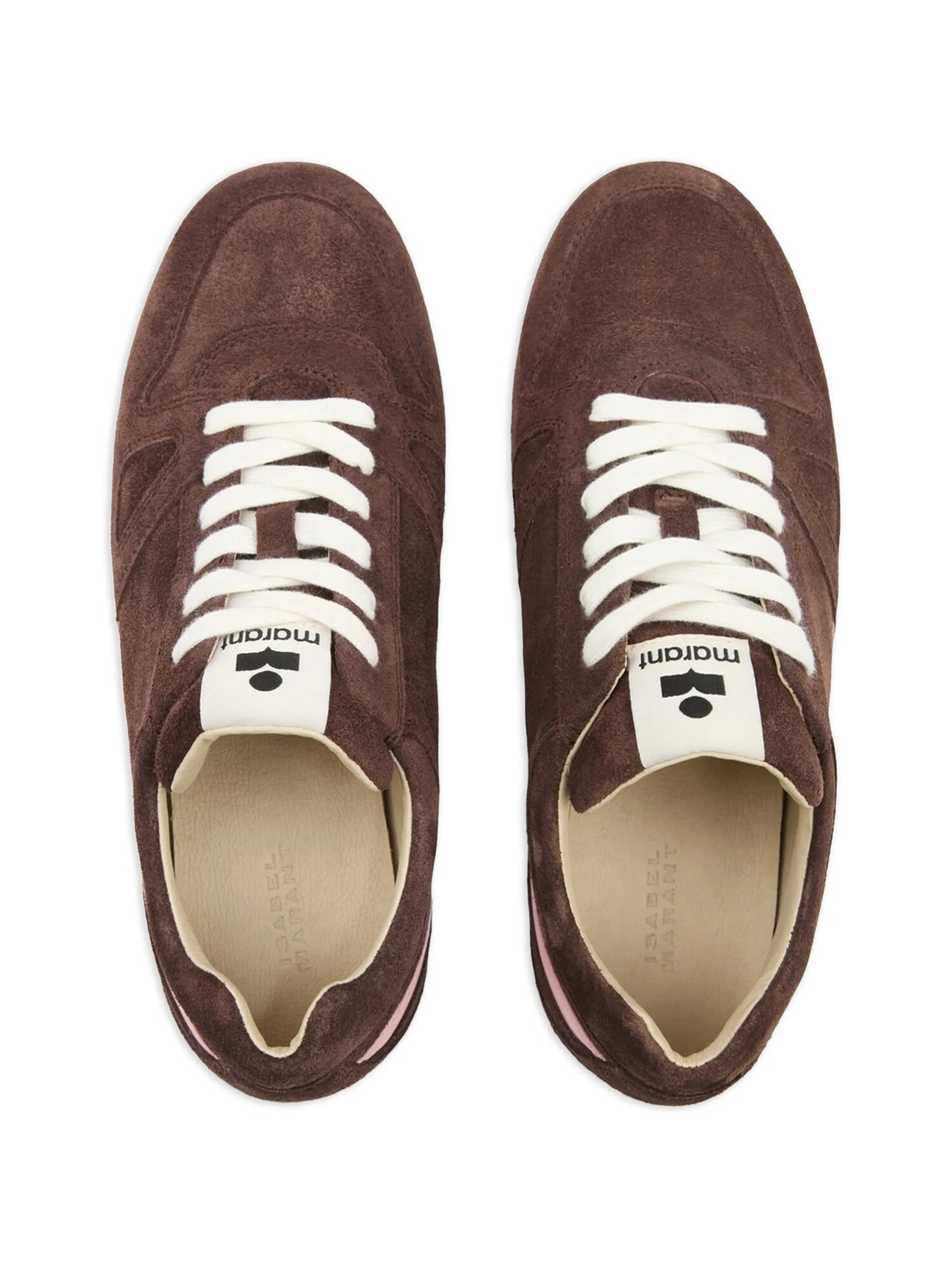 Кроссовки Isabel Marant Senny Low, размер 36, коричневый/серый/оранжевый — фото 1