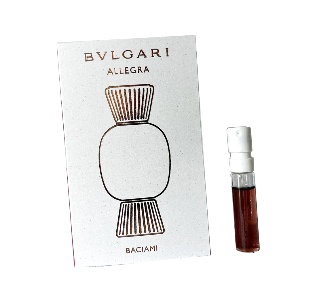 Парфюмерная вода Bvlgari Baciami для женщин 1.5 мл - Булгари Бачиами миниатюра духов сэмпл