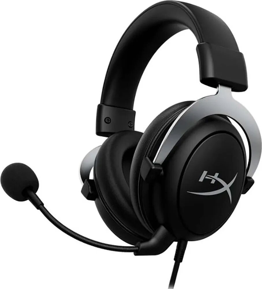 HyperX Cloud X 3.5 мм Игровые проводные наушники, с микрофоном, черно-серые