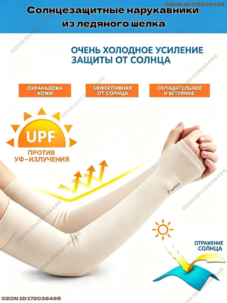 Спортивный компрессионный нарукавник