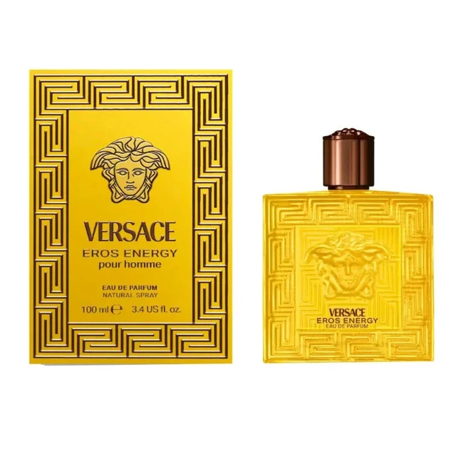 Мужской парфюм Версаче Эрос Энерджи 100 мл / Versace Eros Energy Желтый