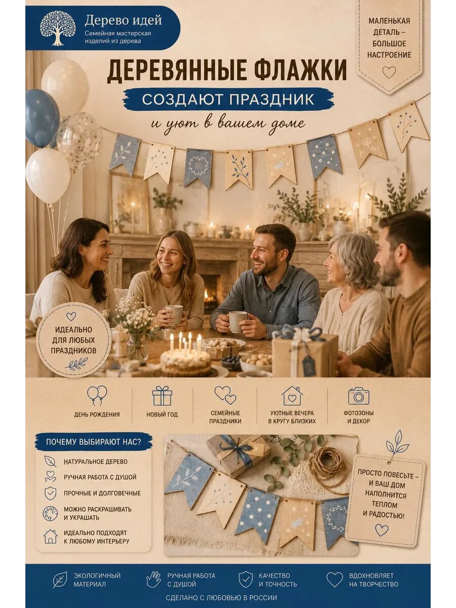 Флажки для праздника — фото 1