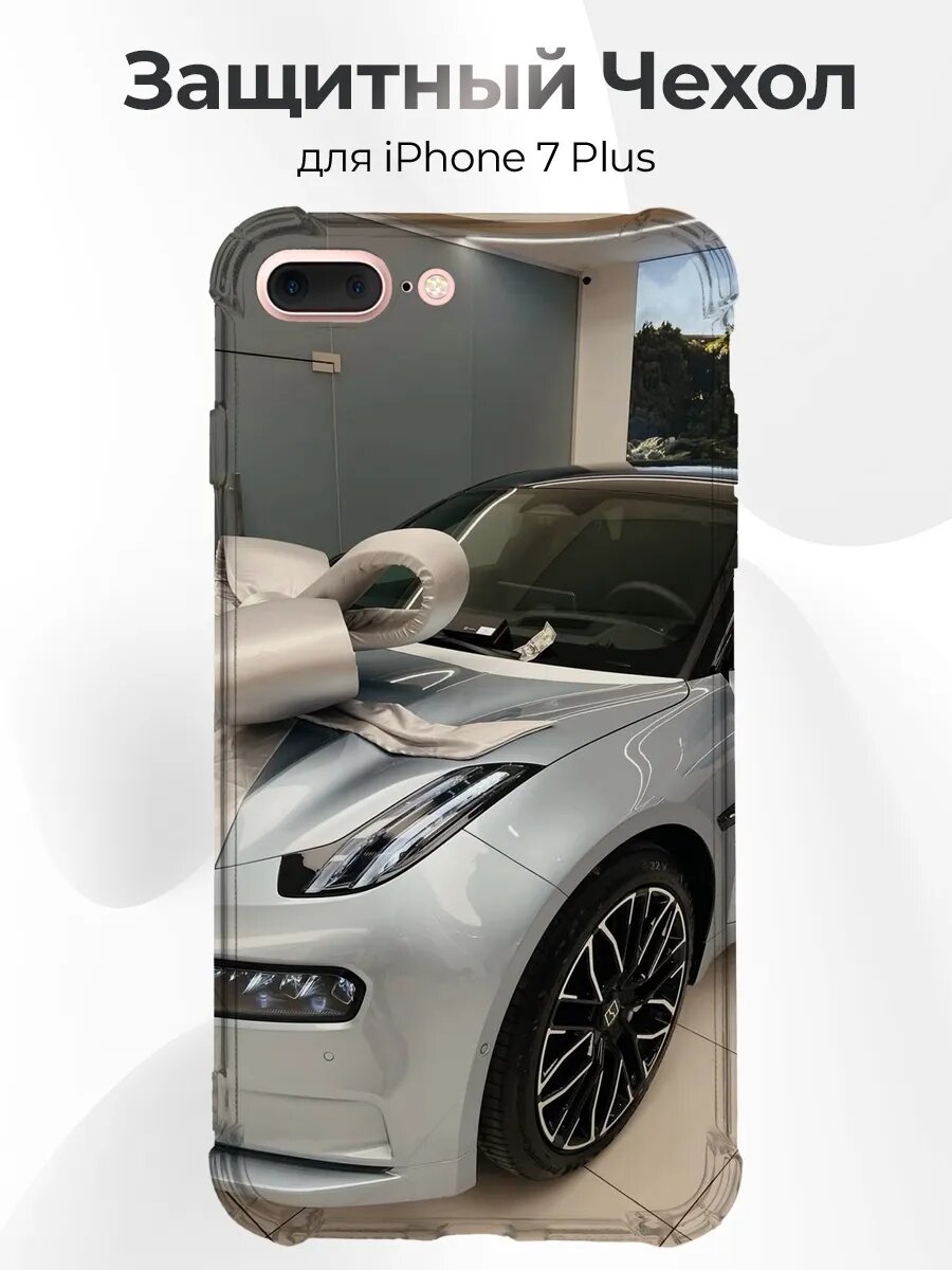 Чехол iPhone 7/8 Plus Zeekr 001 белый Gift