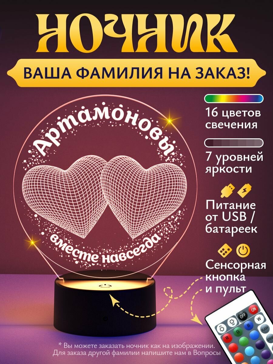 Ночник Артамоновы - вместе навсегда
