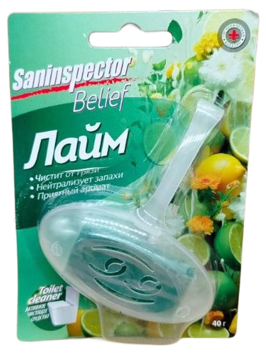 Saninspector Belief Подвеска чистящая для унитаза Овальной формы Лайм, 40 г