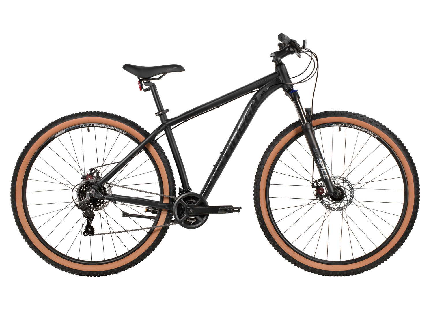 Велосипед Stinger Element 29 (2026), рама L (175-185 см), черный-черный