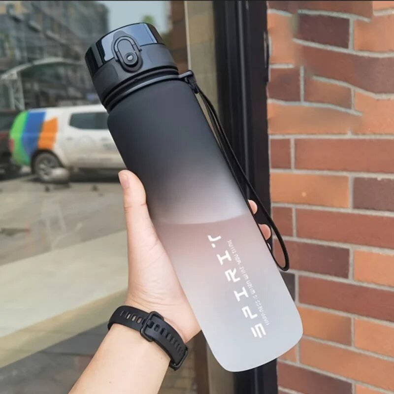 Градиентная спортивная бутылка для воды 500/650/1000 мл Blue Red 1000ml1