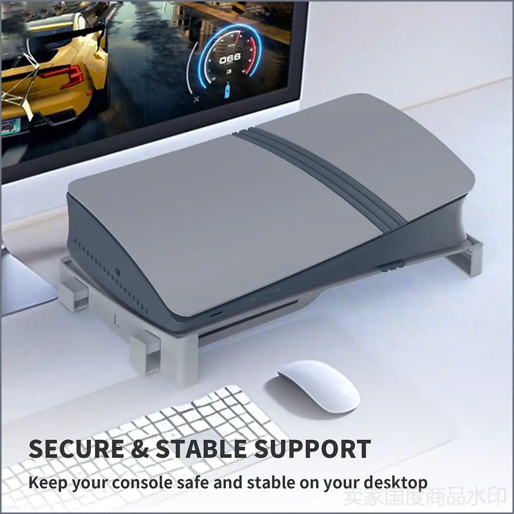 Подставка для PS5 Pro и Slim в ретро-сером стиле