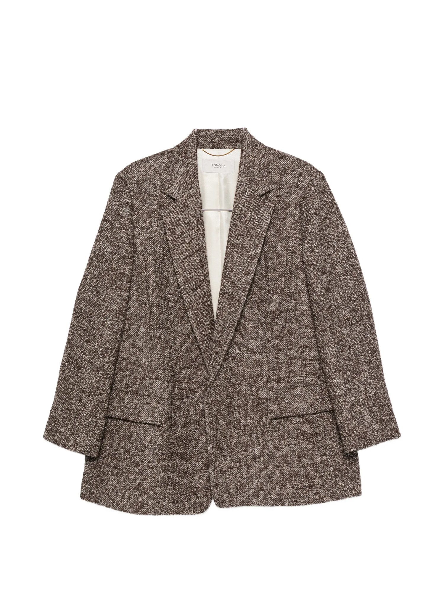 Пиджак Tweed notched-lapel blazer