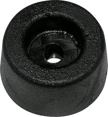 Резиновые ножки ESSENTRA DE16-2218-3.2 ПВХ Snap-In 17,5x9 Черный, 1 шт