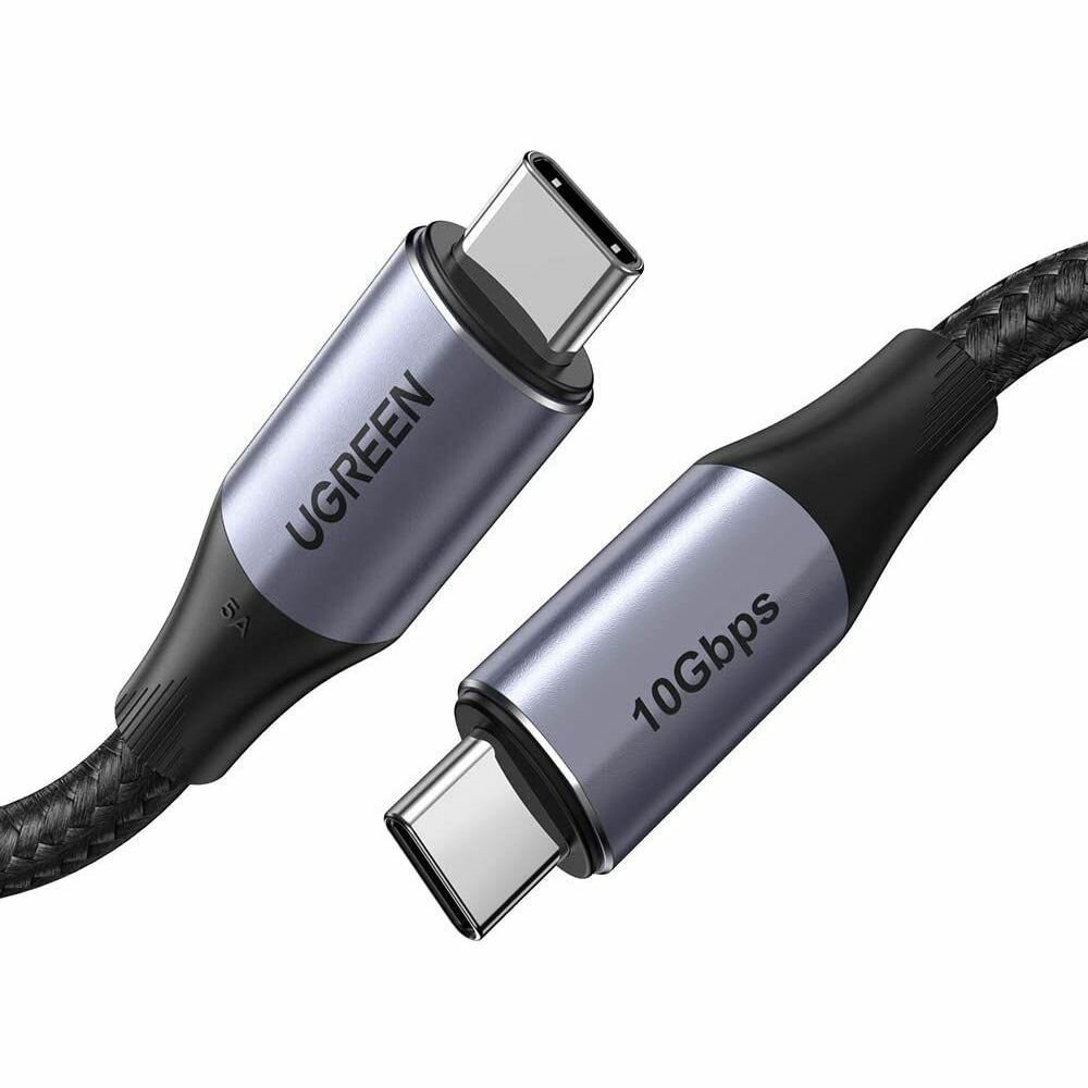 Ugreen Кабель для мобильных устройств USB Type-C/USB Type-C, 1 м, черный