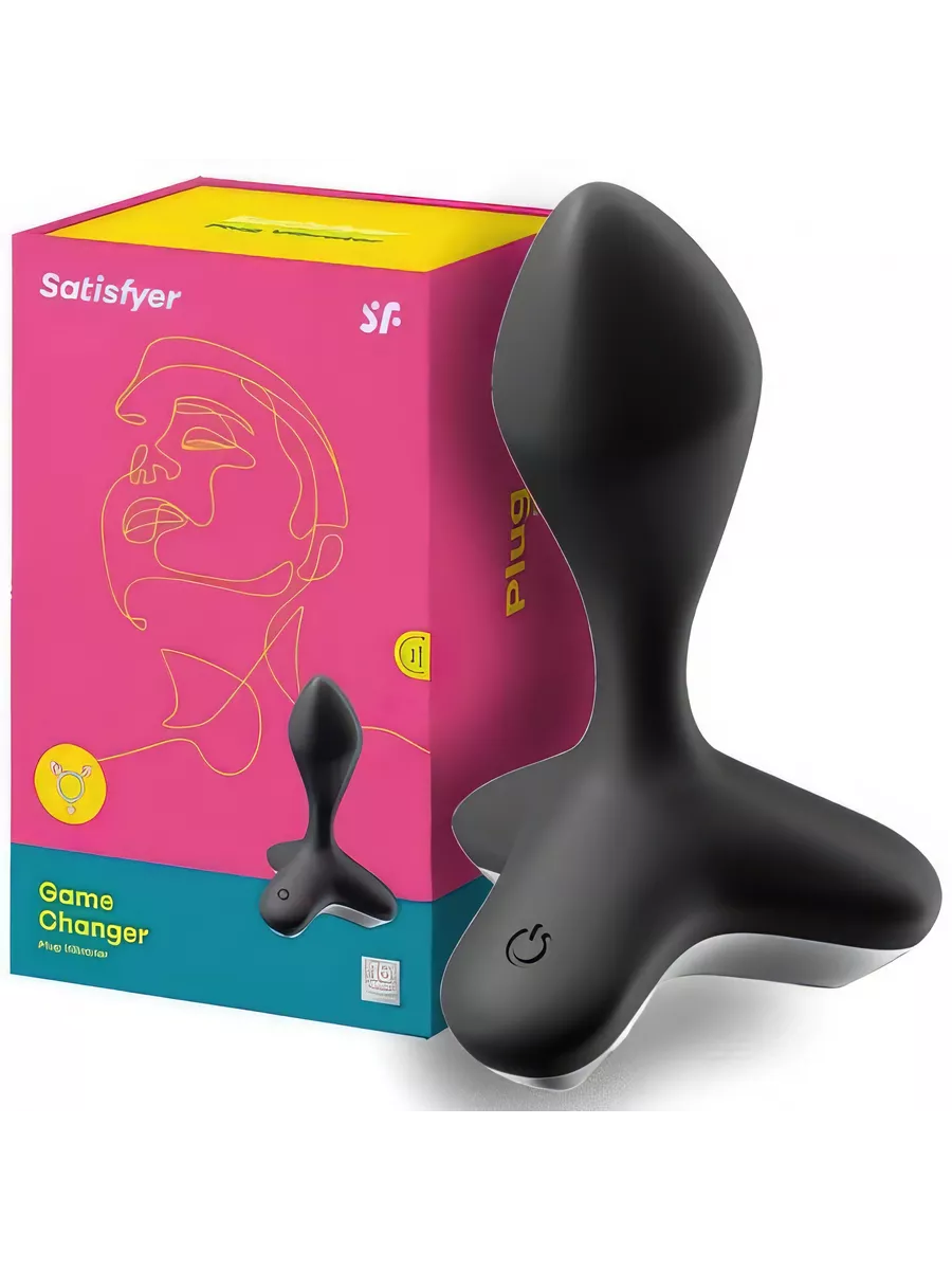 75736 Satisfyer Game Changer, черный. Анальная пробка с вибрацией