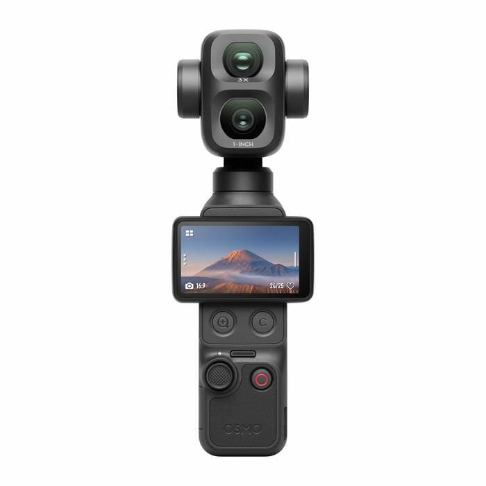 Экшн-камера DJI Osmo Pocket 4 Pro Standard, 3-осевой стабилизатор, двухобъективная система, Черный