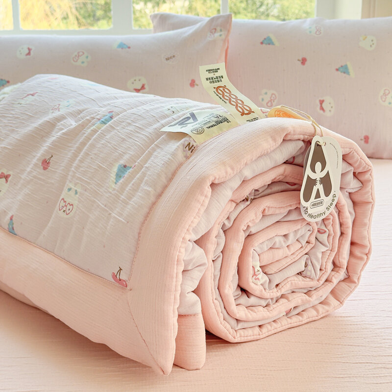 Одеяло "Мягкая пряжа-Guava Miffy", 150х200, всесезонное, детское, хлопок 100%, Мягкая пряжа-Guava Miffy1 шт