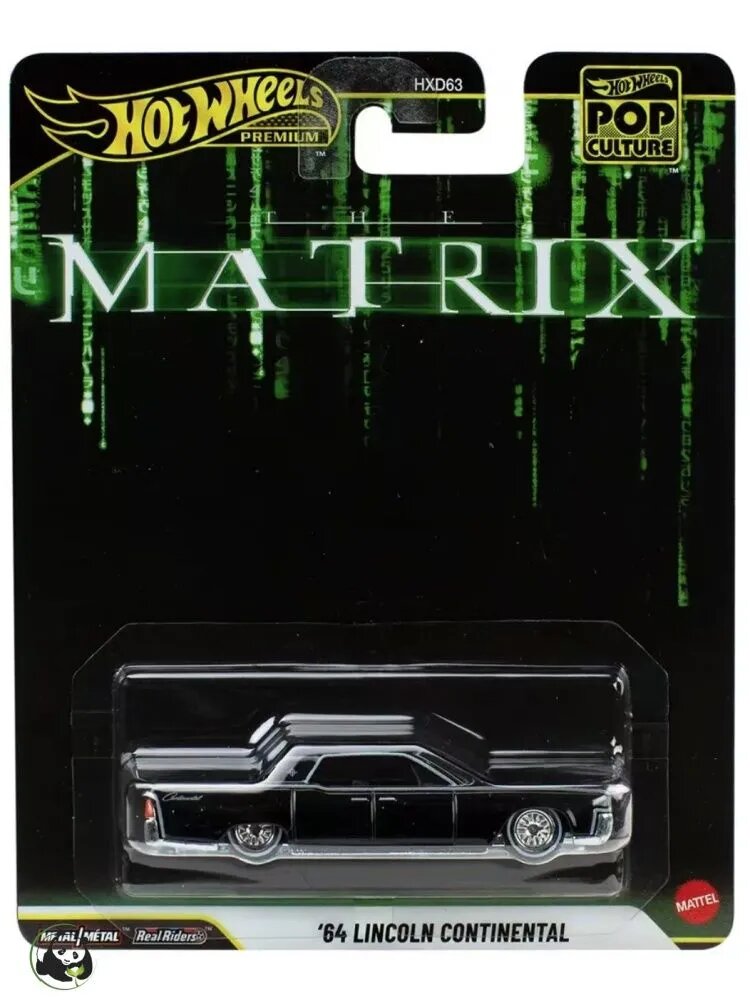 Машинка Mattel Hot Wheels Premium Car Pop Culture Entertainment 1/64 HXD63 64 Lincoln Continental