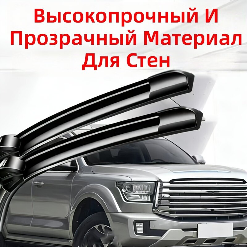 Стеклоочиститель для Pao 2019-2021 16 дюймов, универсальный, разъем U/J, 6 резиновых лезвий, тихий, прочный
