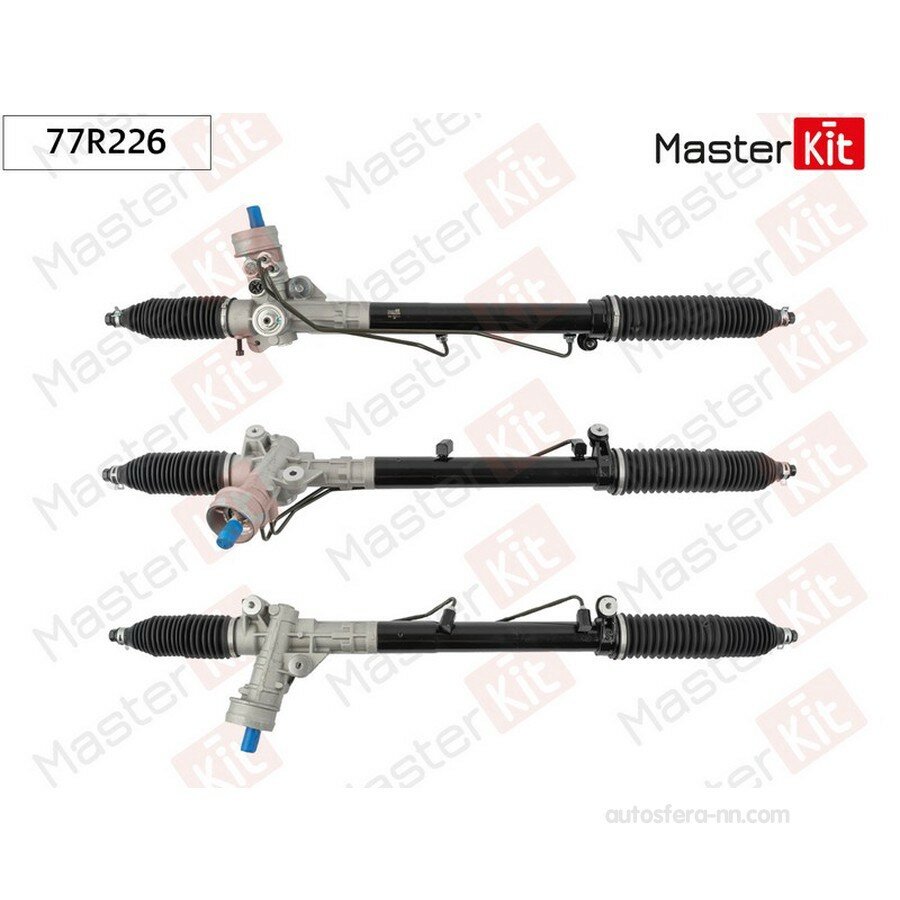 MASTERKIT 77R226 Рейка рулевая VAG A4/PASSAT 1.6-3.0 01-05 с ГУР