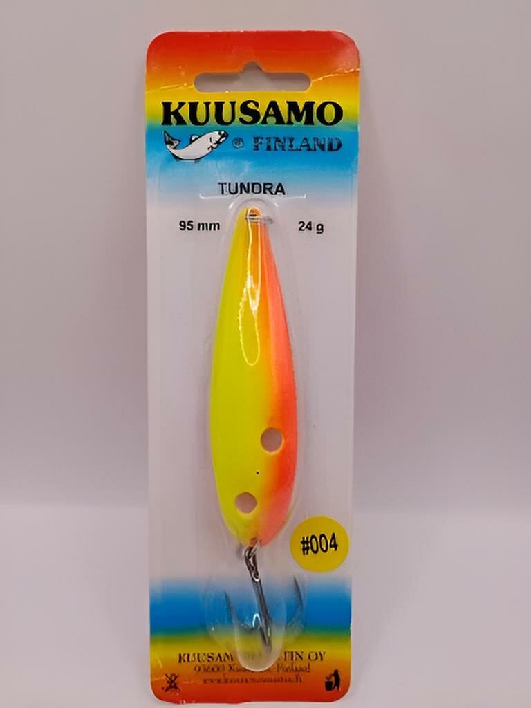 Блесна колеблющаяся Kuusamo Tundra, 95мм, 24гр, для ловли хищника
