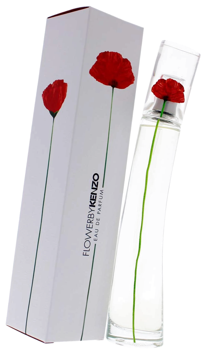 Женский парфюм Кензо Флауэр Бай Кензо 50 мл - Kenzo Flower By Kenzo С красным Цветком На Флаконе
