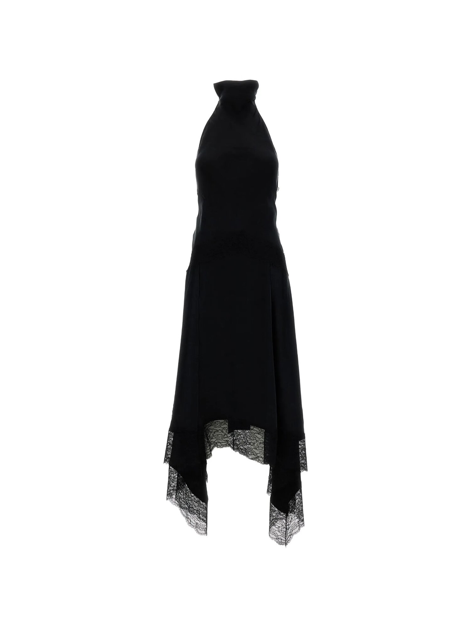 Платье Lace-trim halterneck dress