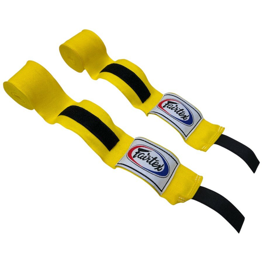 Боксёрские бинты Fairtex Yellow 3 м.