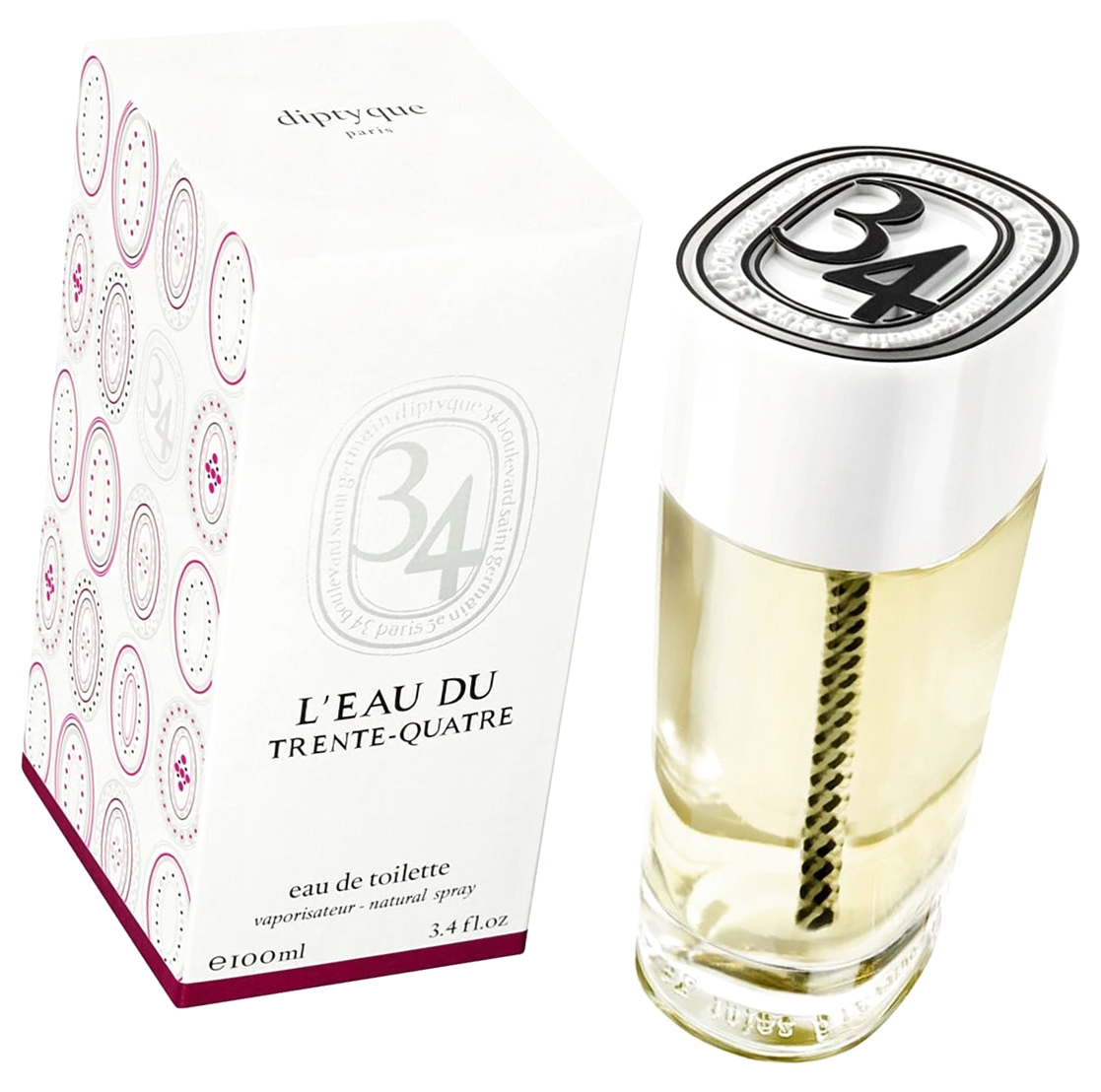 Туалетная вода для женщин Diptyque L Eau Du Trentequatre 100 мл - Диптик Тренте Кватре