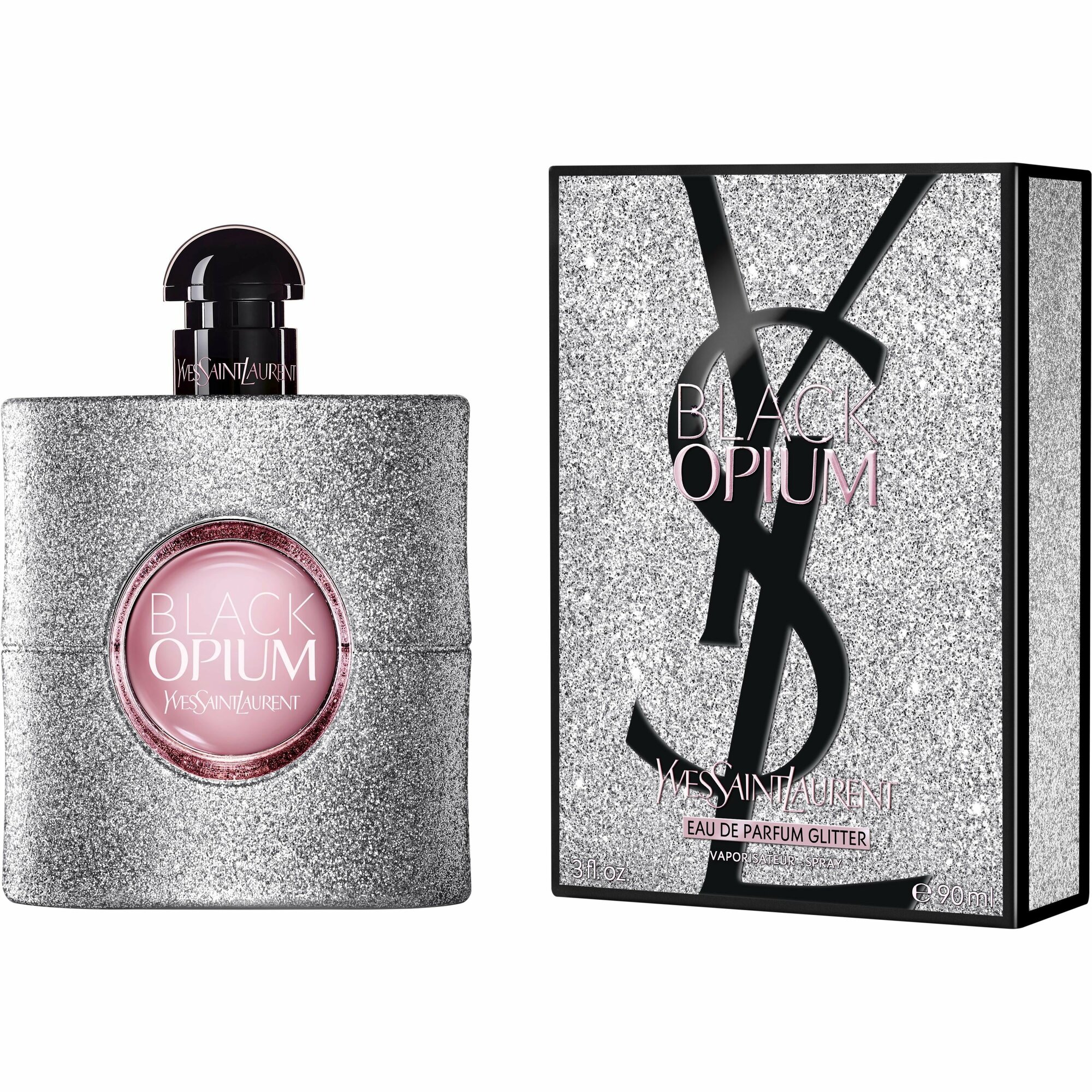 Yves Saint Laurent Black Opium Glitter парфюмерная вода 90 мл. аромат для женщин