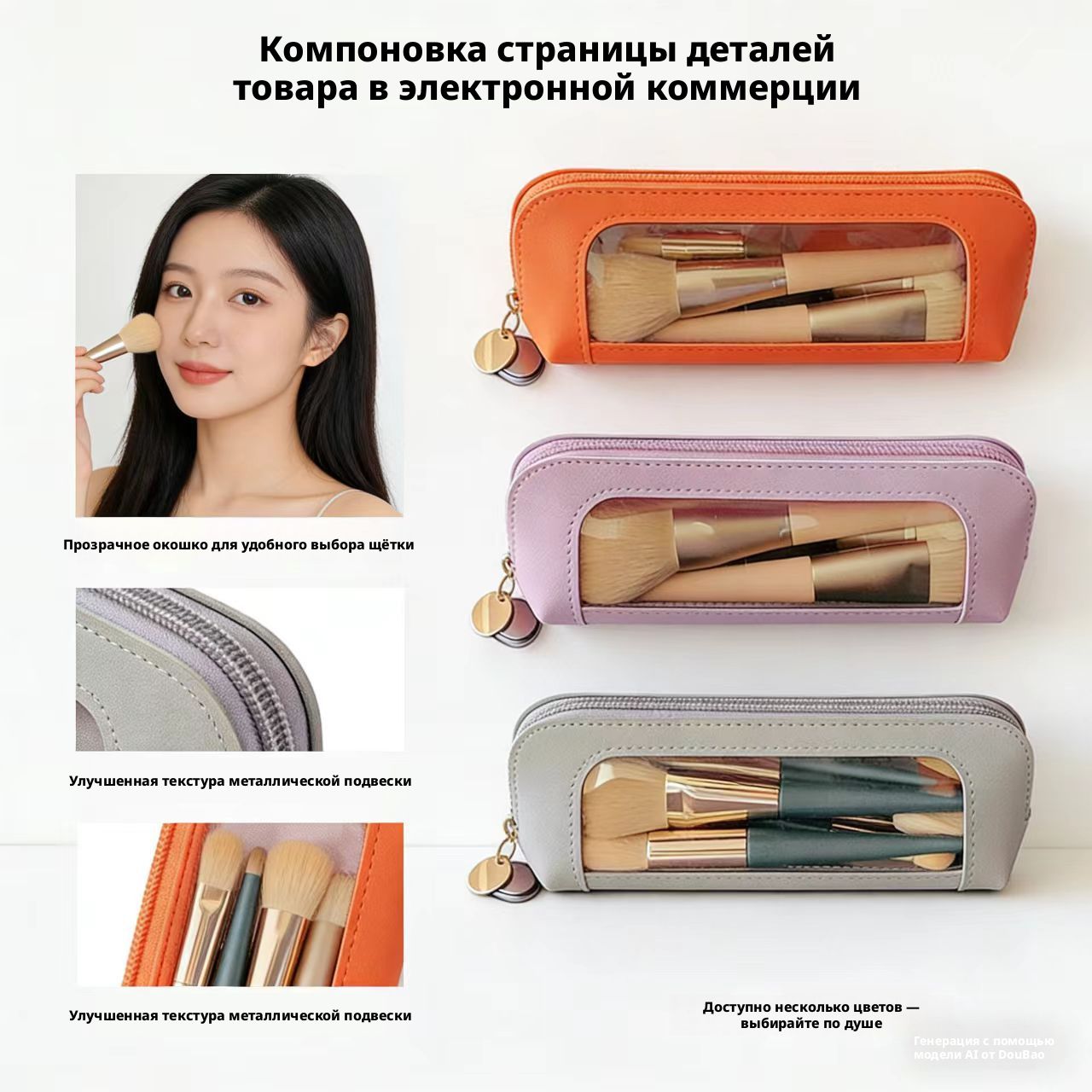 Косметичка , черный — фото 1