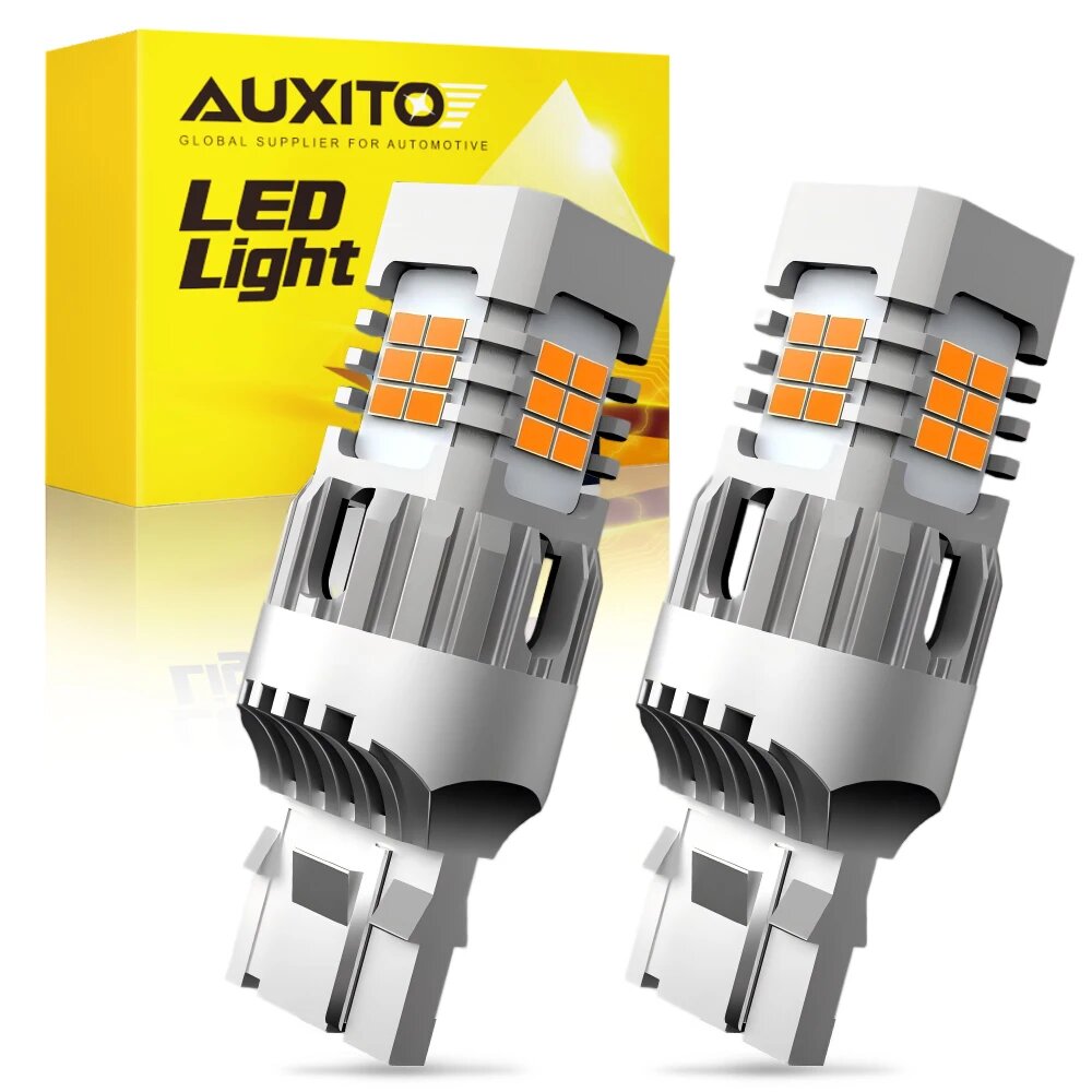 AUXITO Комплект Из 2 Шт. T20 Canbus LED Ламп Для Поворотников W21W WY21W 7440NA, Без Ошибок