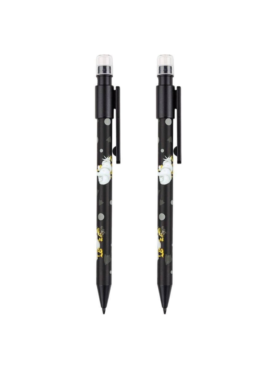 Карандаш механический с ластиком HВ Bruno Visconti BLACK. EXCELLENCE. Гуси, набор 2 штуки