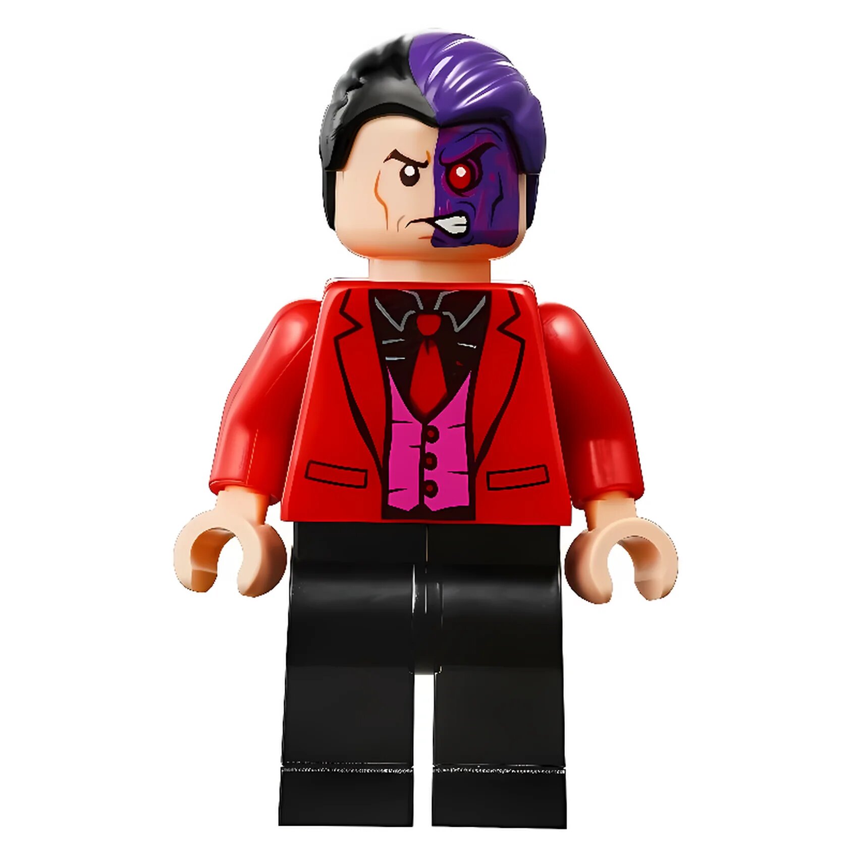 Минифигурка Lego Super Heroes Two-Face - Black Shirt, Red Tie and Jacket sh0594 N
