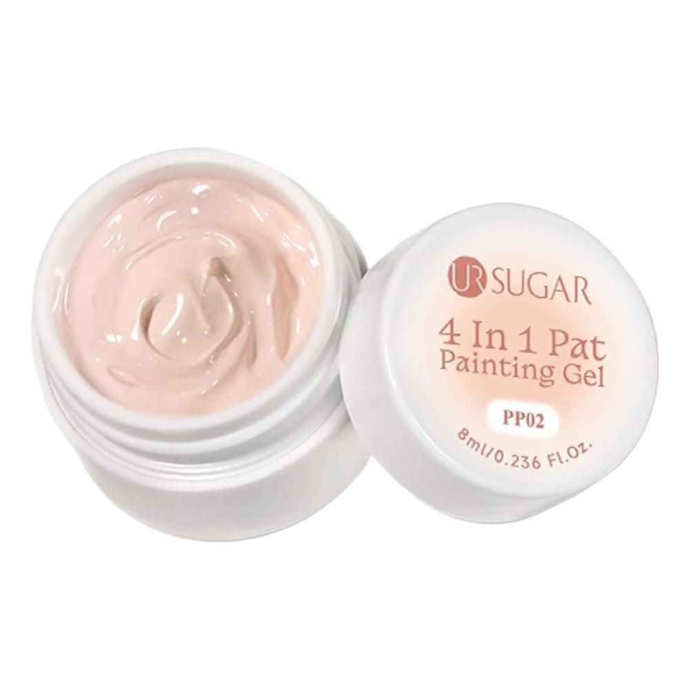 UR SUGAR Гель-лак Pat Painting 4 в 1, 8 мл, цвет холодный беж, для дизайна ногтей