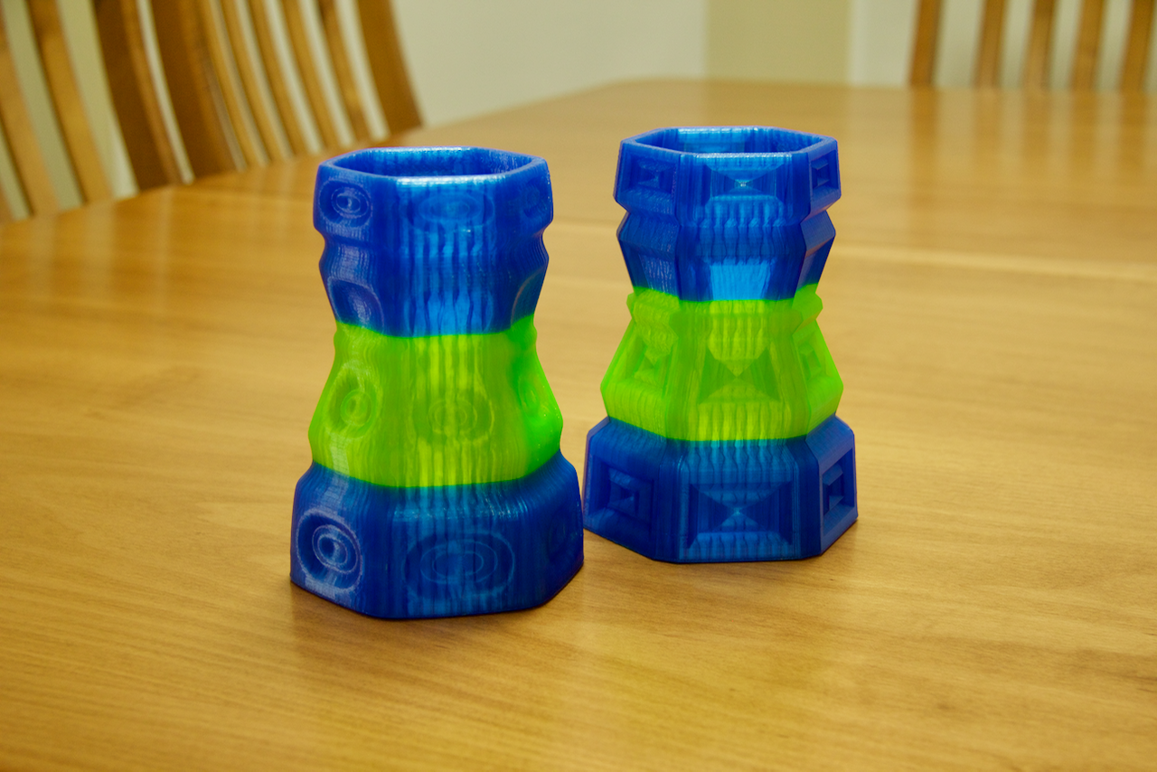 Ваза декоративная дизайнерская, 3D-печать, 3DOPRU арт. VASE-TV-1277693