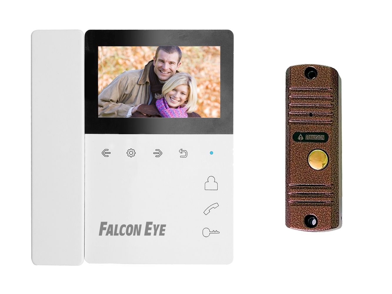 Falcon Eye Lira + AVC-305 (PAL) - комплект видеодомофона, 320x234, медь