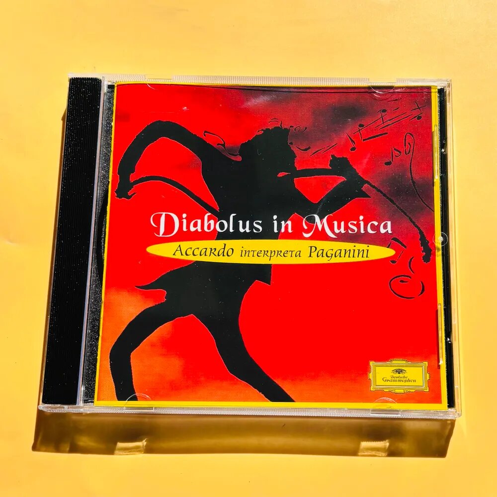 Salvatore Accardo - Diabolus in Musica, Paganini, классическая музыка на CD, 12 произведений