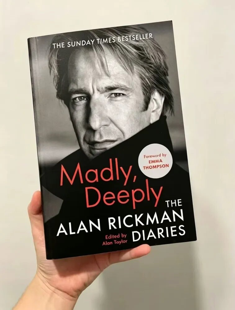 Книга "Madly, Deeply": Посвящение Алану Рикману