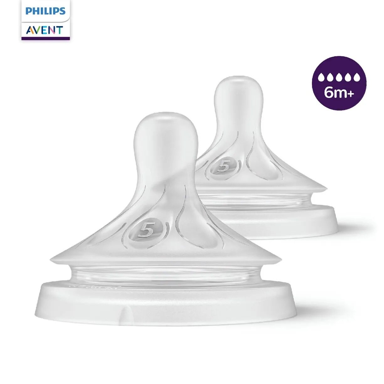 Philips AVENT PHILIPS AVENT Соска Philips Avent Natural Response с 6месяцев 2шт SCY965/02
