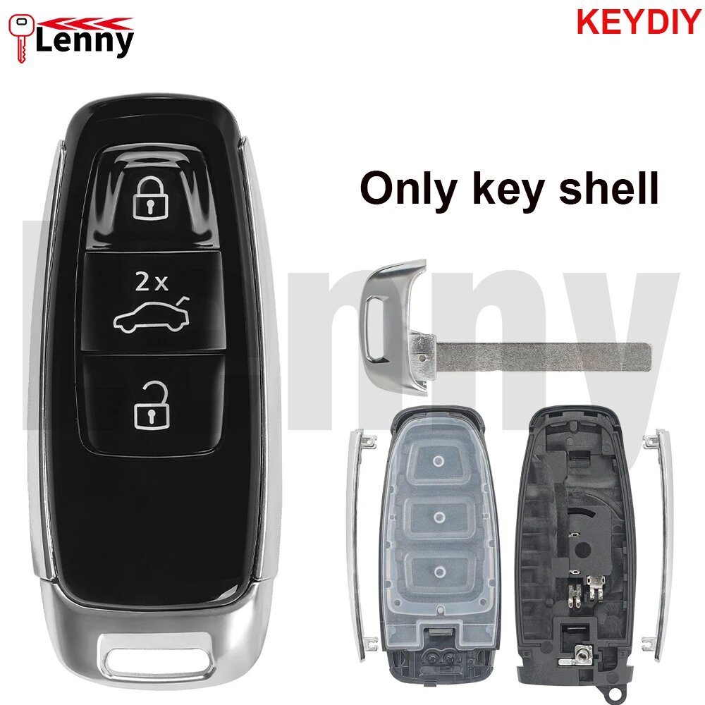 Смарт-ключ Lenny KEYDIY FGB25/FGB08 5H0959753G/BK для систем VW MQB 5C 5D, Porsche, H-Key shell