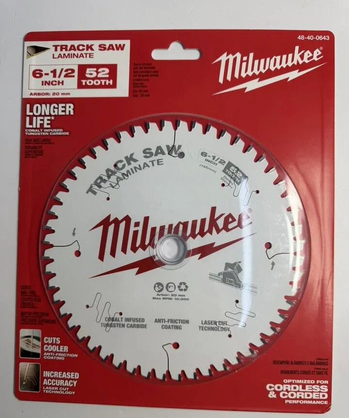 Пильный диск Milwaukee 48-40-0643 Laminate 165 мм