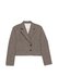 Куртка Tela Cropped double-breasted jacket, размер 38, brown