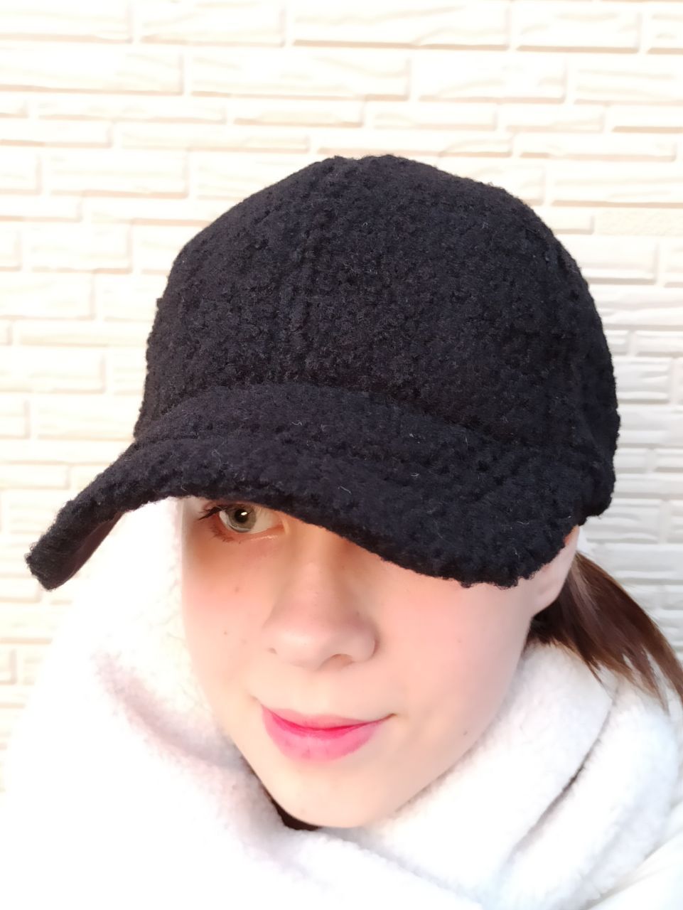 Бейсболка  Осень-зима 2024 для мужчин и женщин, размер 54-60, черный — фото 1