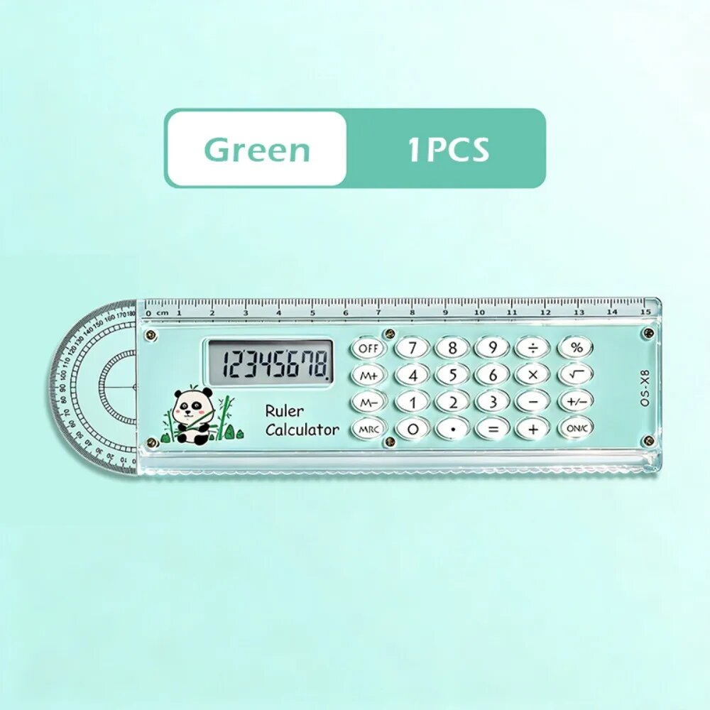 Многофункциональная линейка 3-в-1 15 см Green