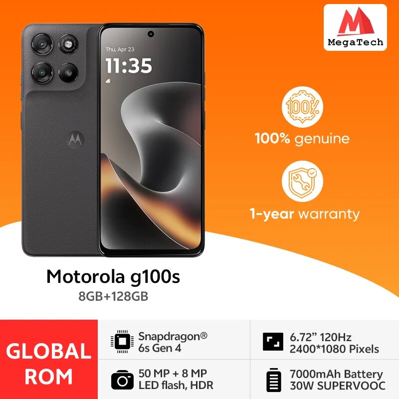 Смартфон Motorola Moto G100s, 8/128ГБ, global